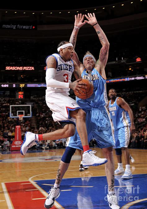 Chris Andersen And Allen Iverson Photograph By David Dow Pixels