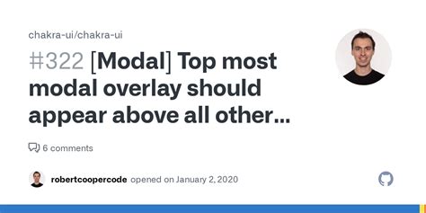 Modal Top Most Modal Overlay Should Appear Above All Other Modals Issue Chakra Ui