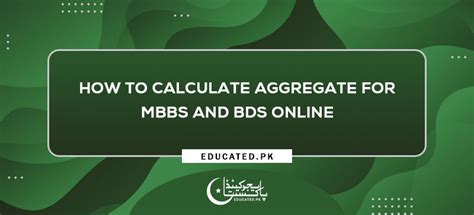Pmc Mdcat Aggregate Calculator 2023 Formula