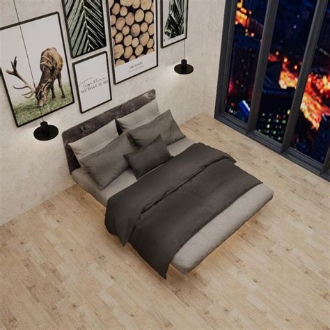 Floating Low Platform Bed Frame Queen King New Picketandrail
