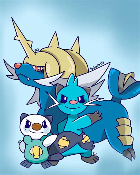 Oshawott Line Evolution By Luartx888 On Deviantart