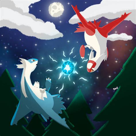Latias And Latios By Adrifttraveller On Deviantart
