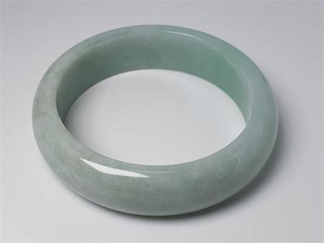 백프로 천연 고퀄 Ajade 에메랄드색 비취 뱅글 605 헬로마켓