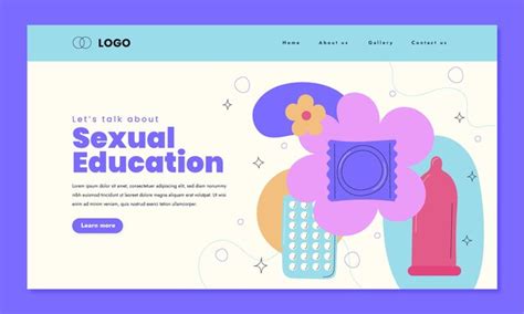 Free Vector Hand Drawn Sex Education Landing Page