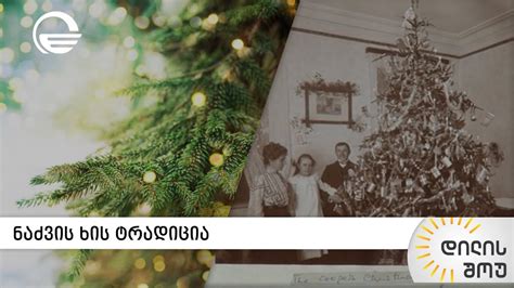 ნაძვის ხის ტრადიცია გიორგი კალანდიას რუბრიკა „ამბები ხელოვნების სასახლიდან“ Youtube