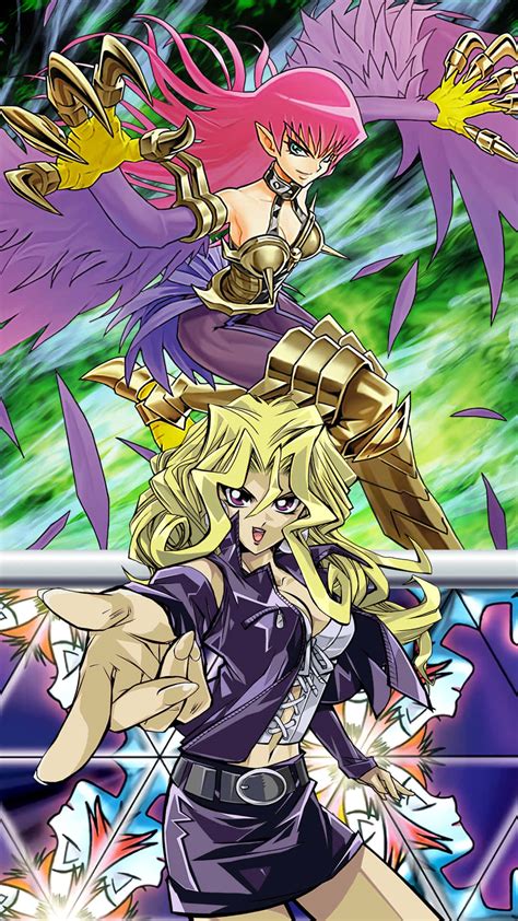 Download Mai Valentine Posing Yu Gi Oh Duel Links Wallpaper