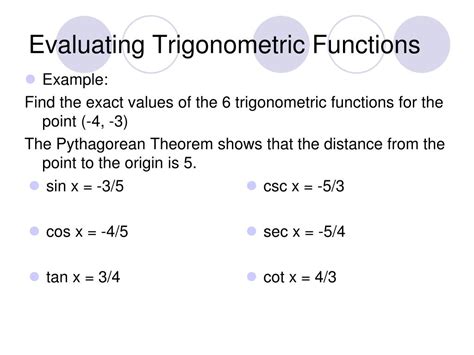 Ppt Chapter 2 Trigonometric Functions Powerpoint Presentation Free