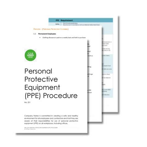 Personal Protective Equipment Ppe Procedure 201 Reduce Workplace Risks