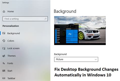 Fix Desktop Background Changes Automatically In Windows 10 TechCult