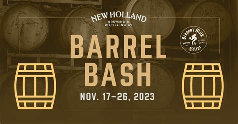 Barrel Bash 2023 New Holland Brewing Brewery And Distillery In