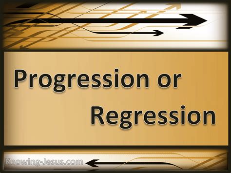 Progression Or Regression Growing In Grace 3