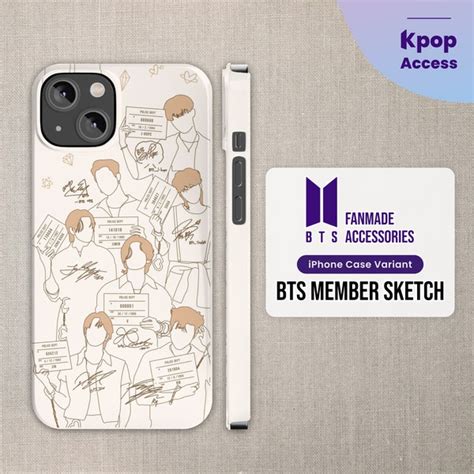 Bts Phone Case Etsy