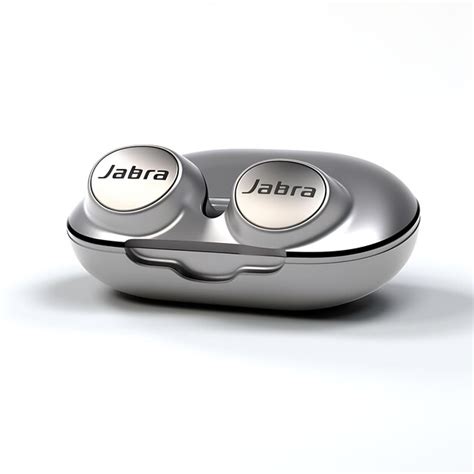 Premium Ai Image Isolated Of Jabra Elite T Close Up View Of The True Wireless Earbuds W On