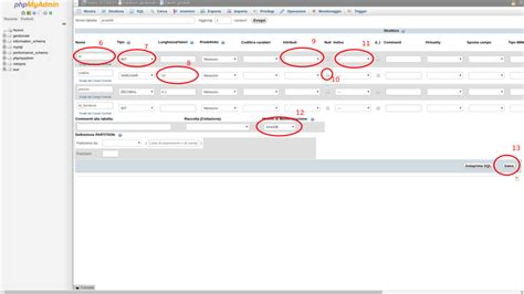 la creazione di un database con mysql mind academy