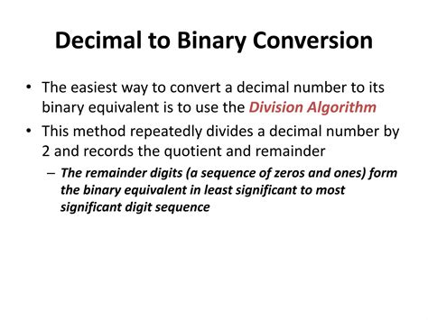 Number Systems And Binary Aritmetics Ppt