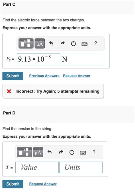 Solved Determine The Charge On The Second Object Express Chegg Com