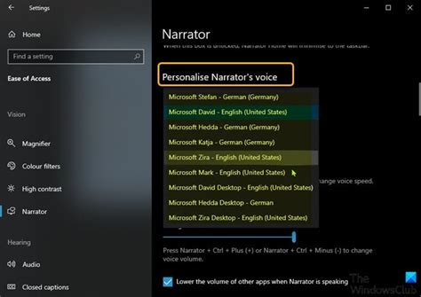 How To Configure Narrator Settings On Windows Computer