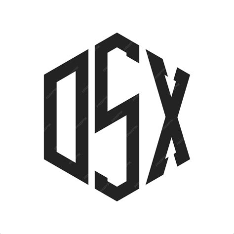 Premium Vector Dsx Logo Design Initial Letter Dsx Monogram Logo Using