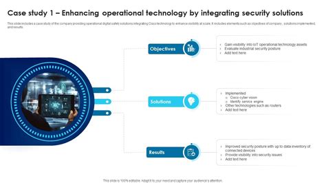 Building Trust With IoT Security Case Study 1 Enhancing Operational Technology By Integrating