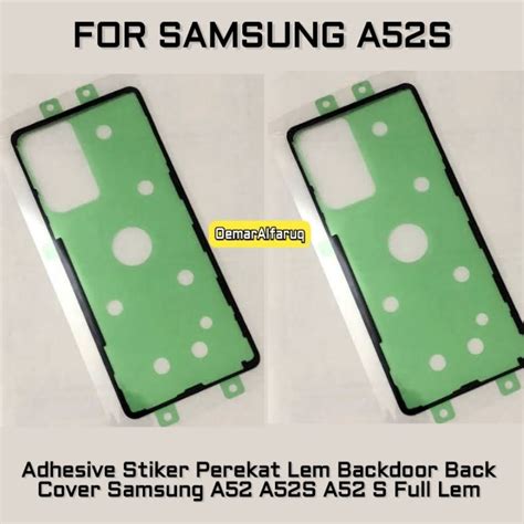 Jual Adhesive Stiker Perekat Lem Backdoor Back Cover Samsung A A S A S Full Lem Shopee