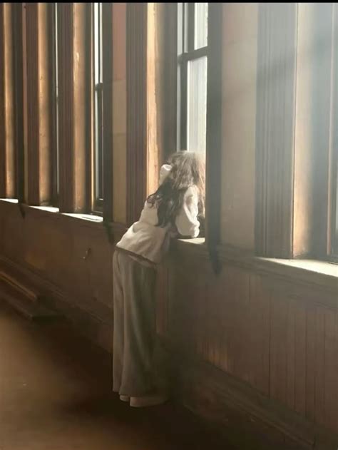 Abandoned Church Window 🤍 Orphan Girl Book Aesthetic Orphanage