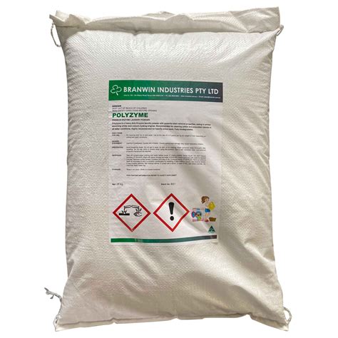 Polyzyme Branwin Industries Dry Cleaning Supplies Sydney