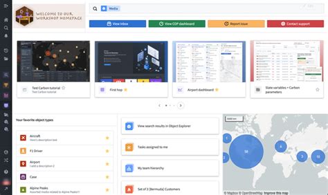 Workshop • Visualization Widgets • Resource List • Palantir