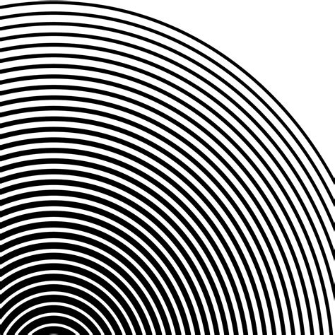 Abstract Circular Wireframe Mesh For Linear Background Digital Lines Of Different Thicknesses