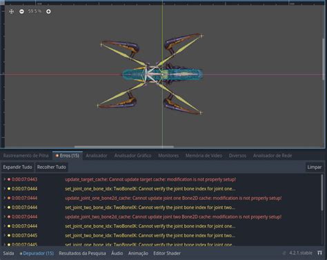 error in skeleton2d r godot
