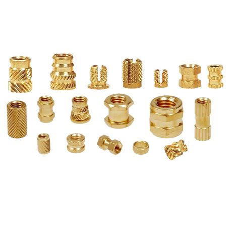 Brass Heat Set Threaded Round Female Insert Nut