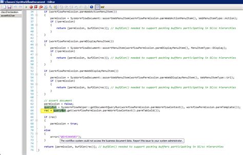 Axapta How To Execute In Right Way Case Management Workflow Stack Overflow