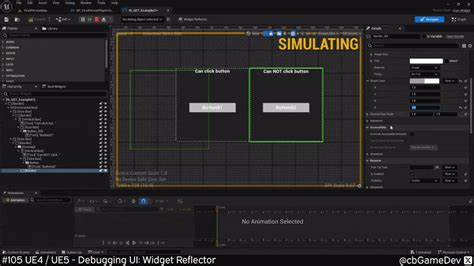 QUICK DEV TIP 105 UE4 UE5 Debugging UI With The Widget Reflector