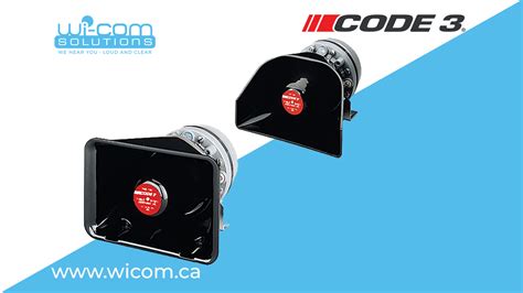 Code 3 Z100 Series Vehicle Speaker Wi Com Solutions Inc