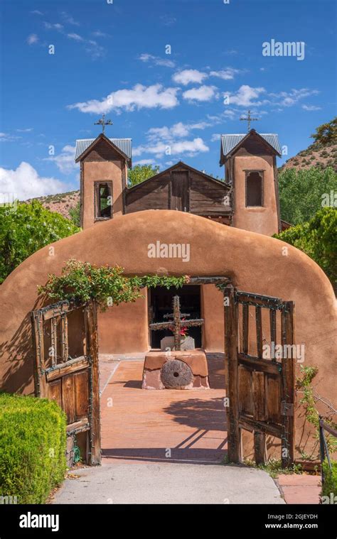 Usa New Mexico Chimayo Santuario De Chimayo Shrine Chapel And