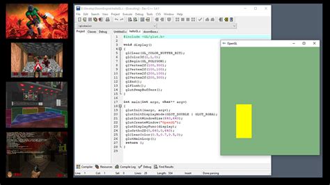 Classic Doom Game Engine