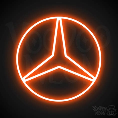 Mercedes Neon Sign Free Shipping Voodoo Neon