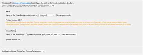Issues With TensorFlow And Keras Installation DeepLearning KNIME Analytics Platform KNIME