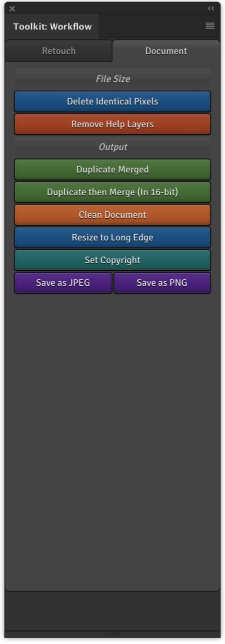 Products Pricing Retouching Toolkit
