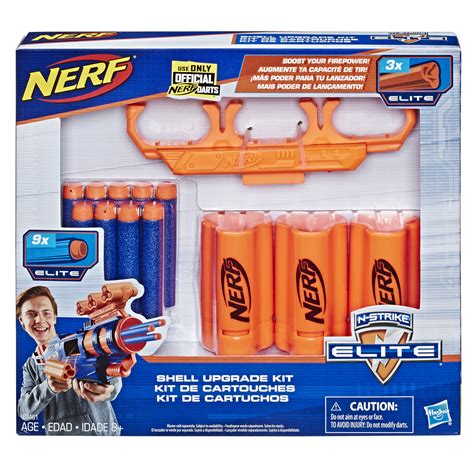 Nerf Shell Upgrade 3 Shells 9 Nerf Darts Shell Holder Blaster Time