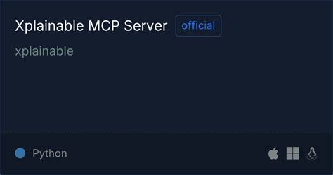 Score Xplainable Mcp Server Glama