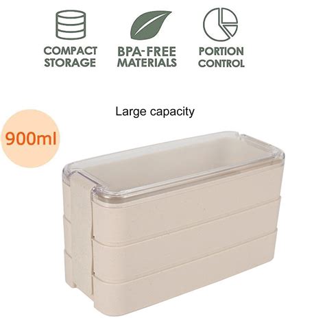 Set De 3 Cutii Bento Axroad Mall Rezistenta La Scurgeri Cu Lingura