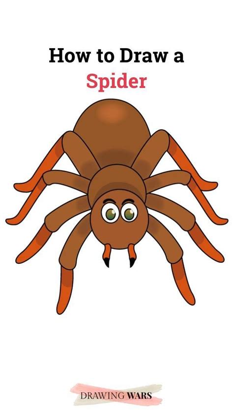 How To Draw A Spider Step By Step Artofit