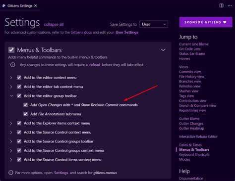 Toggle Items From The Editor Menu Bar Issue Gitkraken Vscode Gitlens GitHub