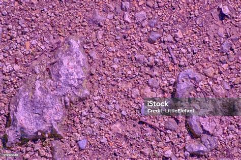 Tanah Ultra Ungu Seperti Di Mars Tekstur Tanah Permukaan Pasir Latar