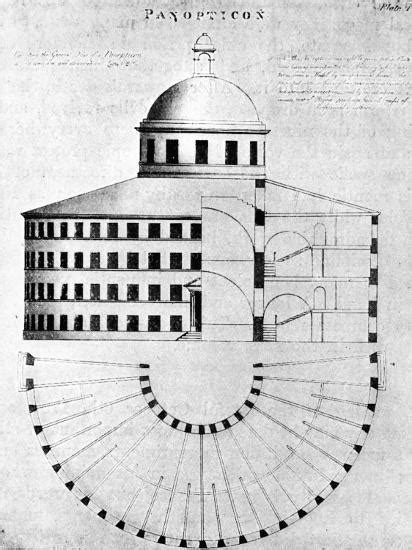 Panopticon Prison Design By Jeremy Bentham Photographic Print