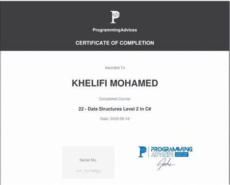 csharp datastructures programmingadvices learningjourney developer… khelifi mohamed 10