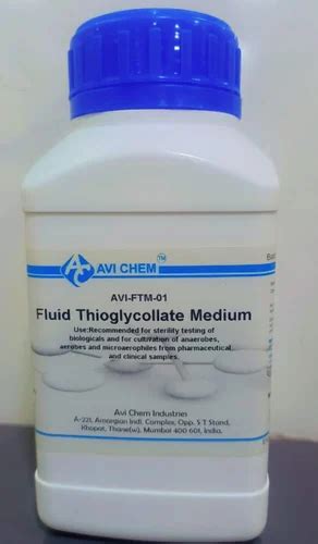 Fluid Thioglycolate Medium Packaging Size Plastic Bottle At ₹ 1750