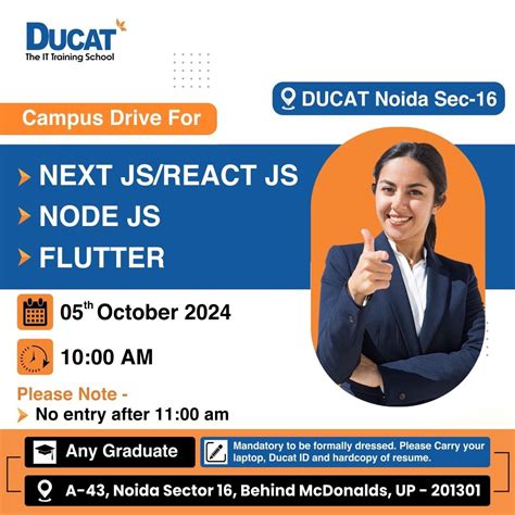 Ducat India On Linkedin Ducat Ducatindia Campusplacementdrive Placementdrive Reactjs Nextjs