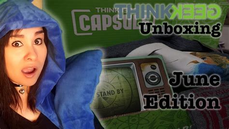 Honest Thinkgeek Capsule 1 Unboxing Virtual Valerie Youtube