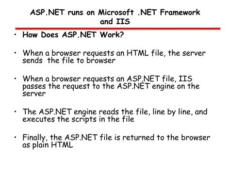 Ppt Asp Net Powerpoint Presentation Free Download Id